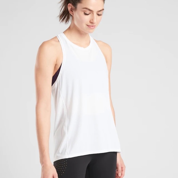 Athleta | Tops | Nwt Athleta Ultimate Train Tank Bright White | Poshmark